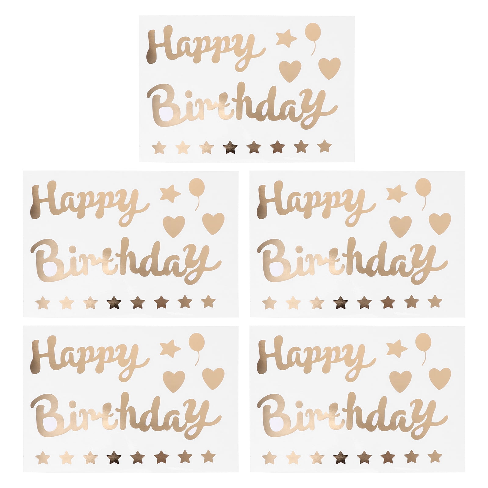 Stickers Birthday Balloon Balloons Happy Sticker Decals Party Bobo ...