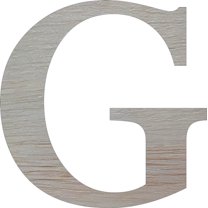 Blank Wooden 10'' Times Letter G, Paintable Craft Shape - Walmart.com