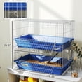 2-Tier Guinea Pig Cage, Ferret Cage, Chinchilla Cage, Small Animal Cage ...