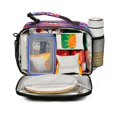 ALAZA Skull Ethnic Flowers Lunch Box Insulated Cooler Bag Reusable Tote ...
