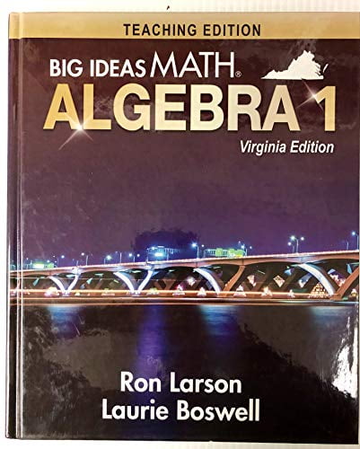 Pre-Owned Big Ideas Math, Algebra 1, Teaching edition, Virginia edition ...