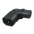 Black IEC320 C13 to C14 Convert Connector Male to Female Power Cord ...
