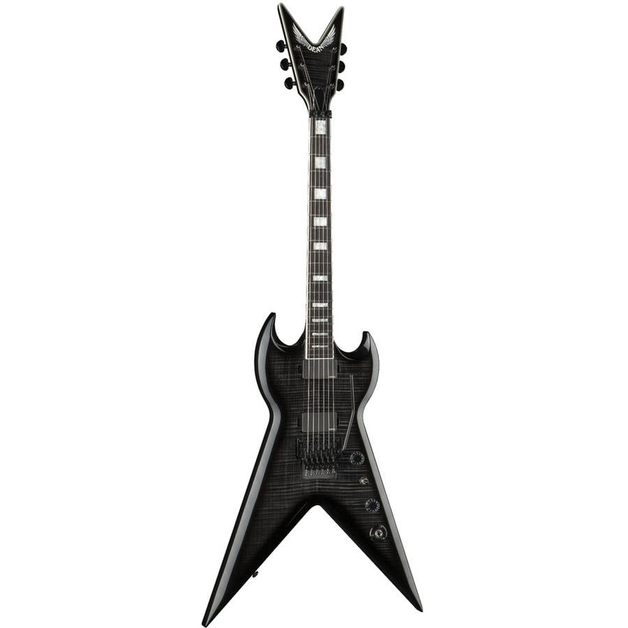 Dean Custom Run #12 SplitTail TBK Electric Guitar w/ Case - Walmart.com