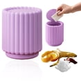 Small Trash Can With Lid Compact Wastebasket For Bedroom Kitchen ...