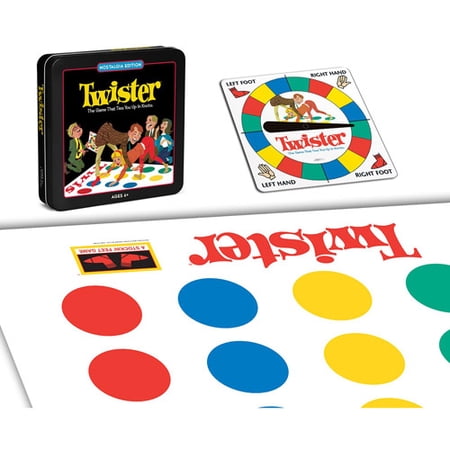 Winning Solutions Twister Board Game, Nostalgia Edition Game Tin ...