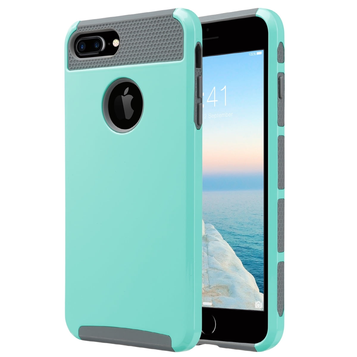 iPhone 7 Plus Case, ULAK Slim [Dual Layer] Protection [Scratch ...