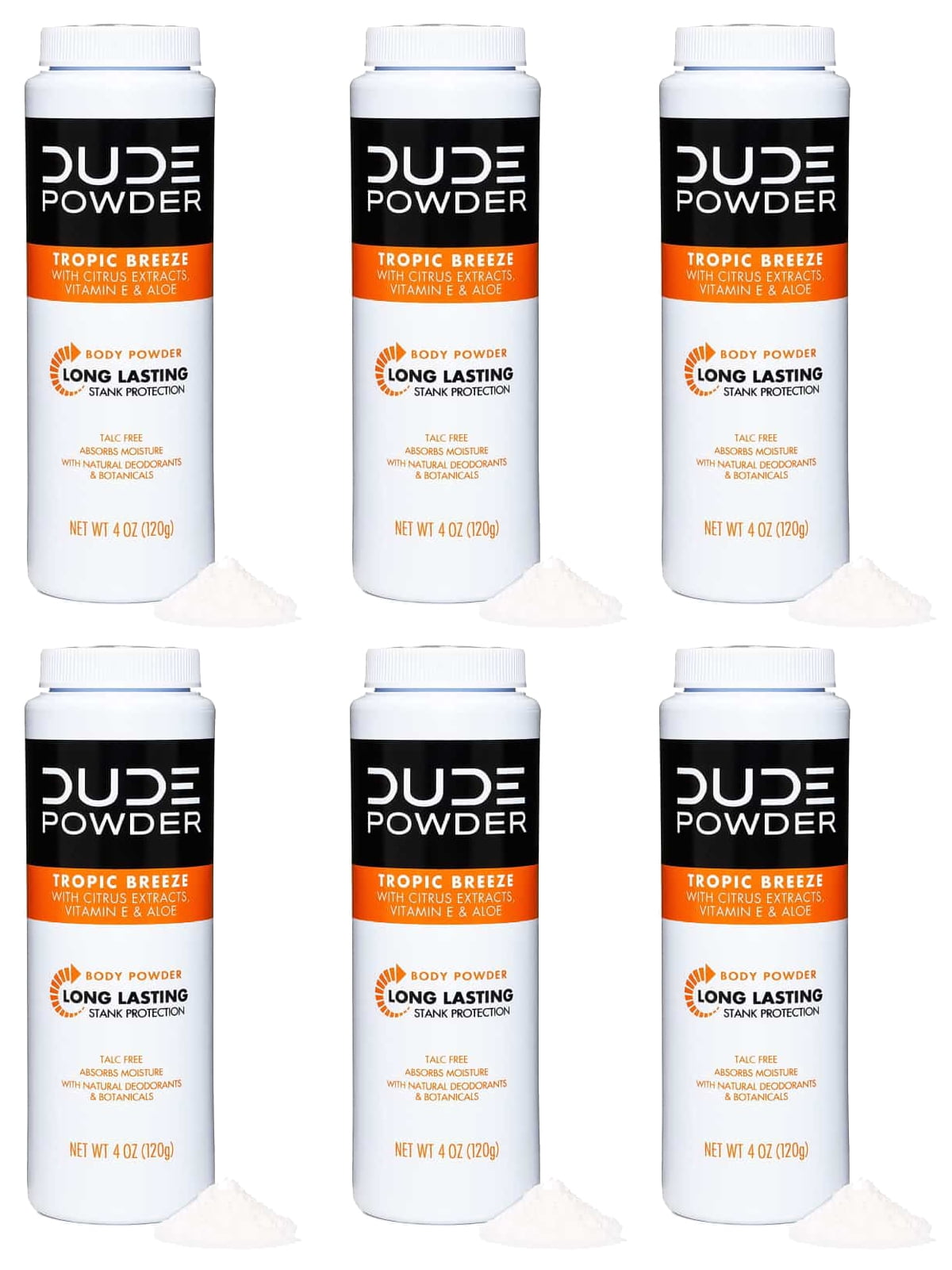 Dude Post-Shower Deodorizing Body Powder For Men 4oz – Tropical Breeze ...