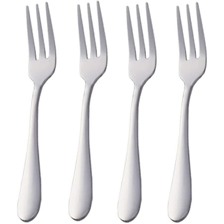 4-Piece Children Forks Set Stainless Steel Kids Dinner Forks Child ...