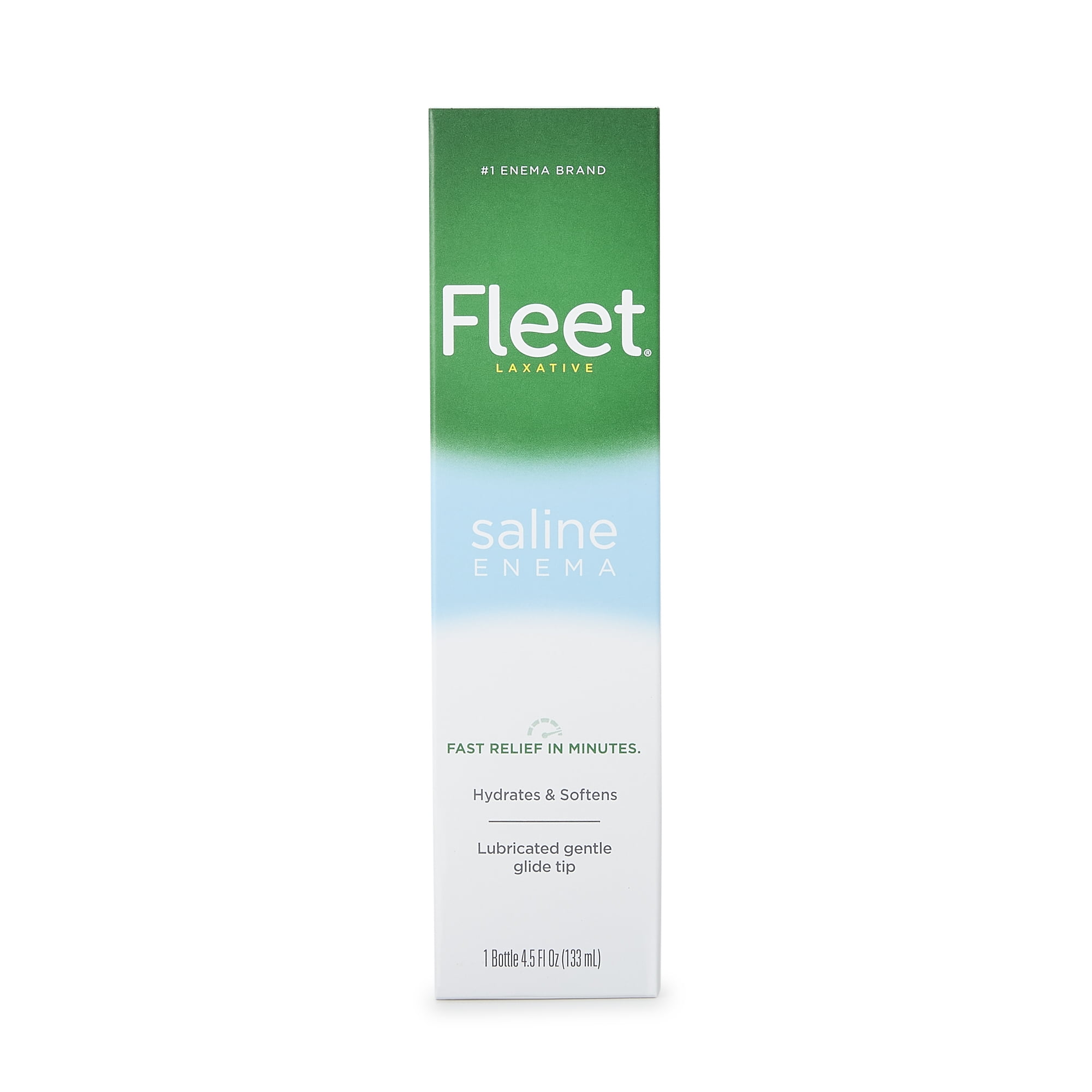 Fleet Ready-to-Use Enema, Pre-Filled Saline Bottle, 4.5 oz., 1 Ct ...