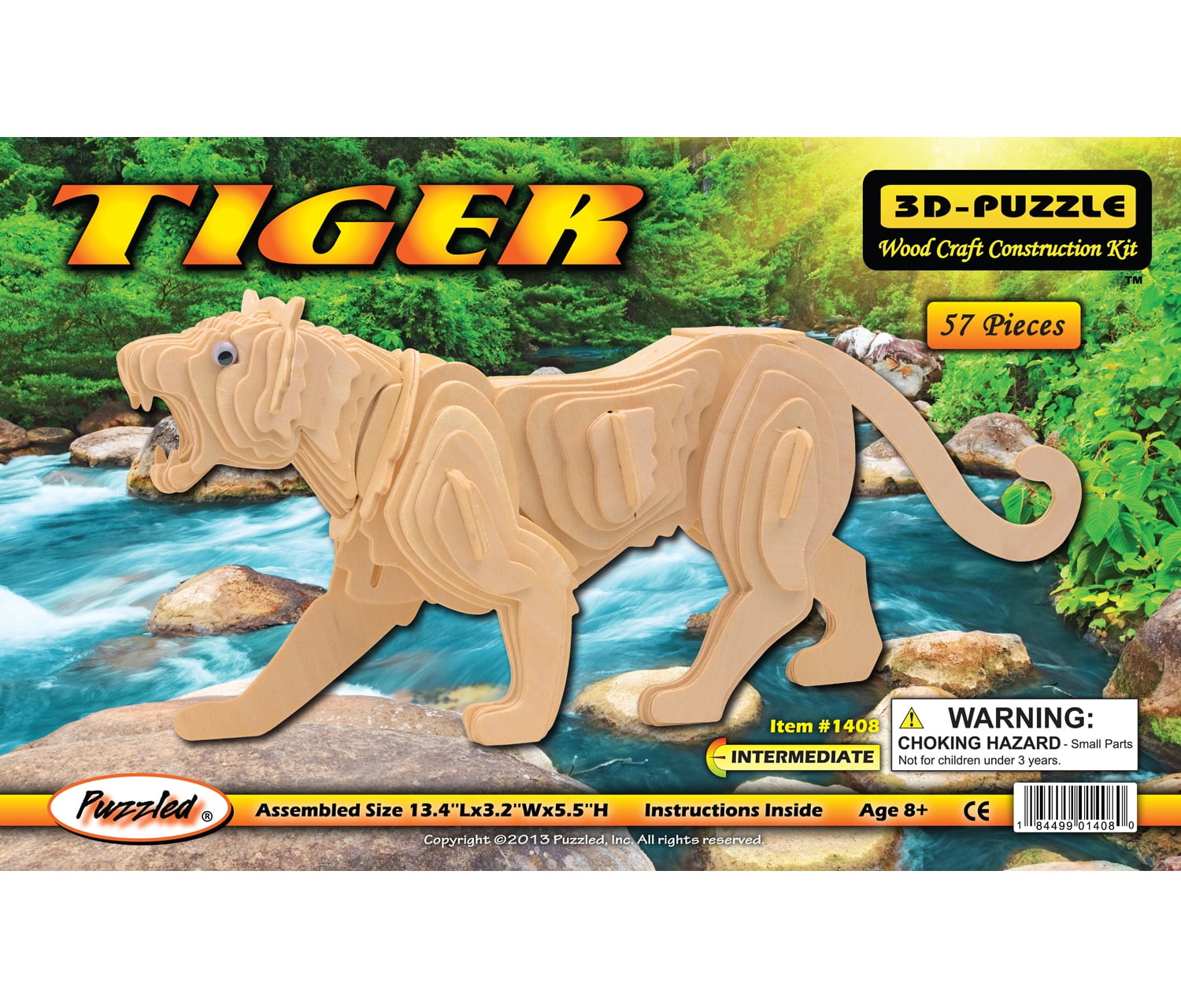 3D Puzzles - Tiger Lr - Walmart.com