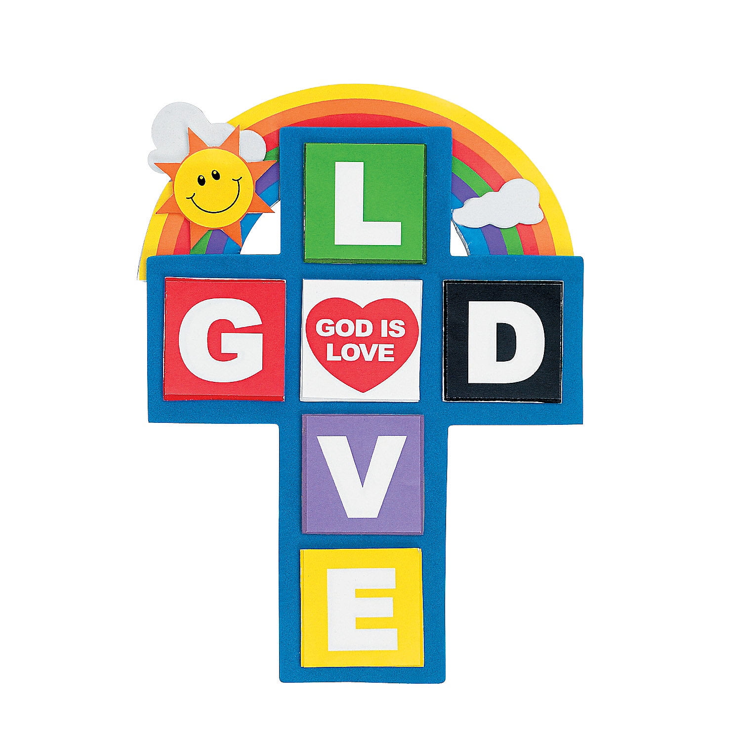 “God Is Love” Cross Magnet Craft Kit, Craft Kits, Magnet, Stationary ...