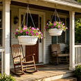 ACDANC 2026 New 11.02'' Large Hanging Planters with Drainage Hole ...