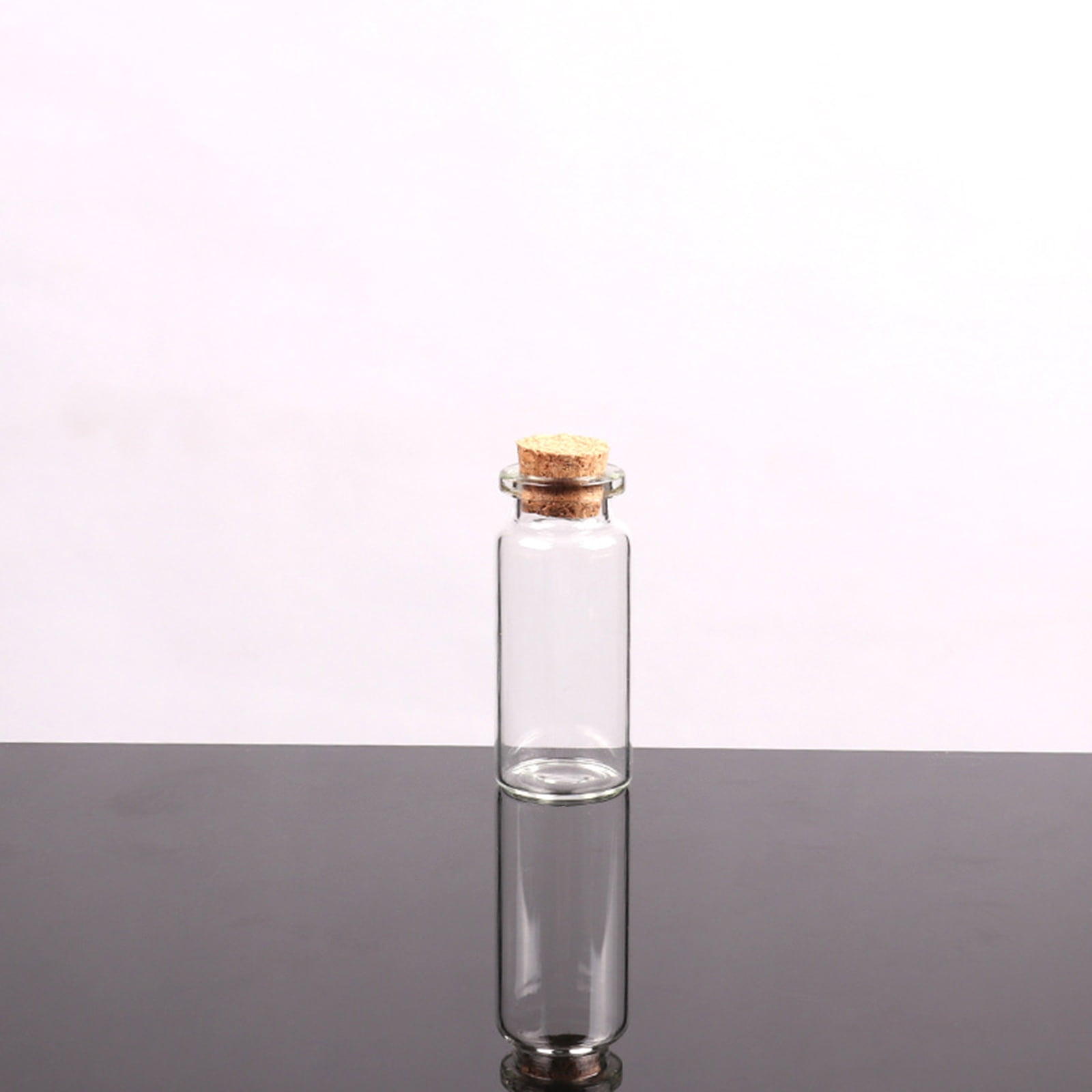 HeroNeo Small Bottles with Cork Stoppers Tiny Vials Small Clear Glass ...