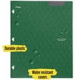 Five Star 2-Pocket Stay-Put Plastic Folder, Forest Green (333420C-WMT22 ...