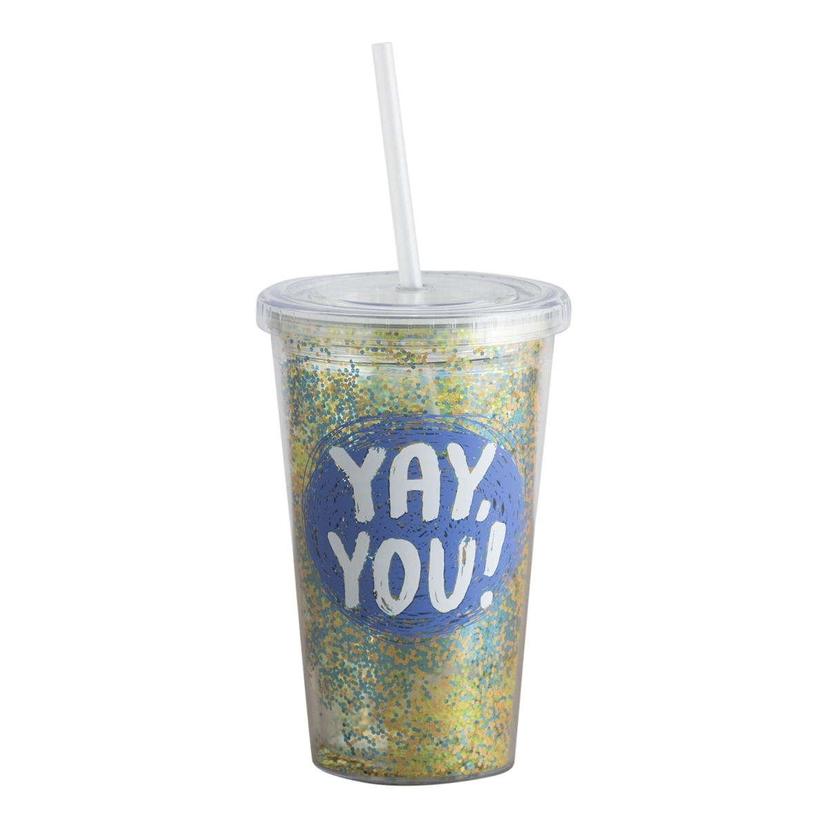 DaySpring - Yay, You! - Insulated Straw Tumbler - Walmart.com