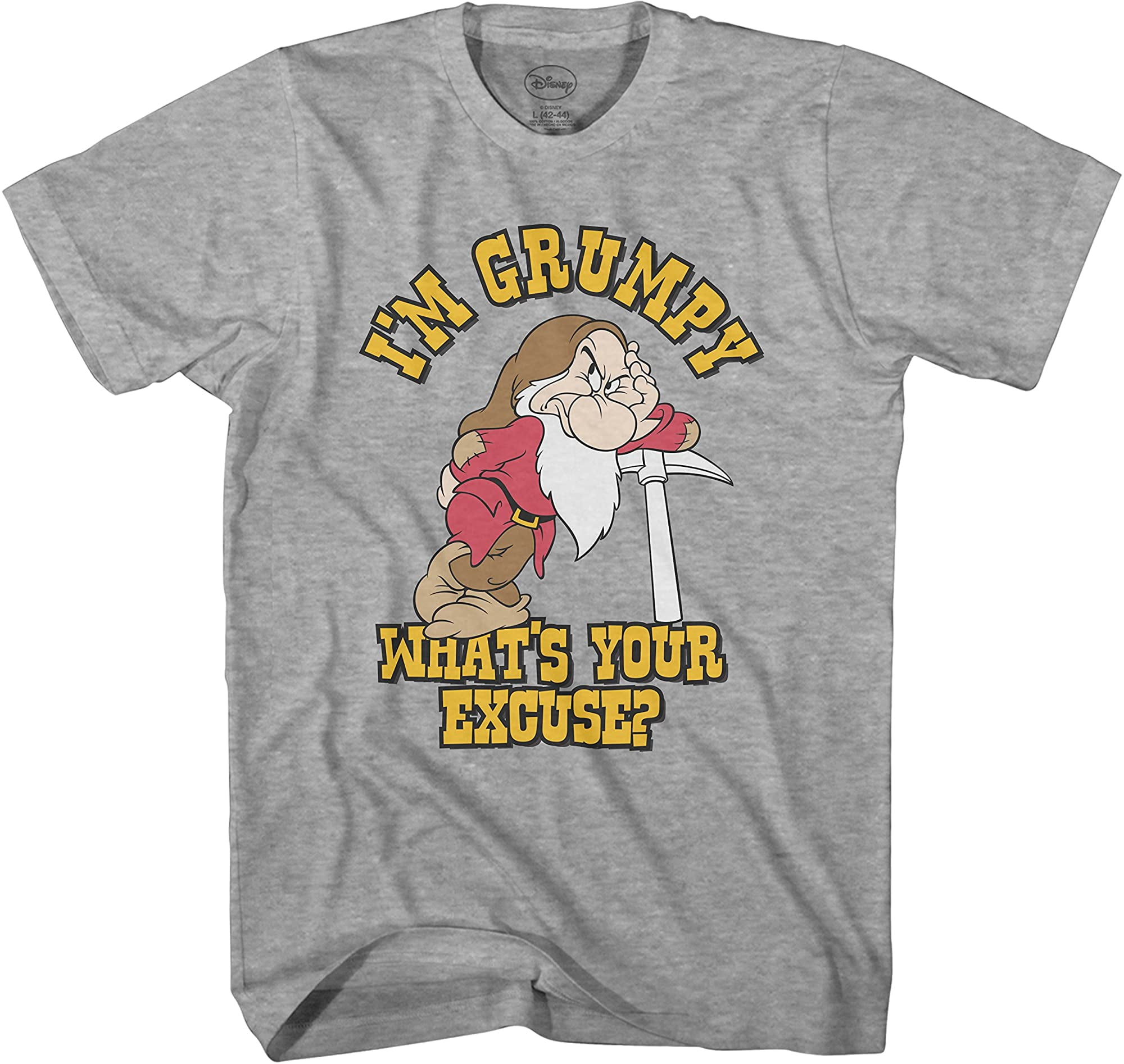 Disney Im Grumpy Dwarf Snow White Mens T-Shirt | Walmart Canada