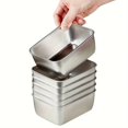 6pc Stainless Steel Food Storage Containers Set With Lids - Leakproof ...