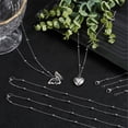 1Box 12Pcs 304 Stainless Steel Satellite Chain Necklaces Set Stainless ...