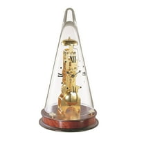 Hermle 22716070791 Leyton Mechanical Skeleton Table Clock - Mahogany ...