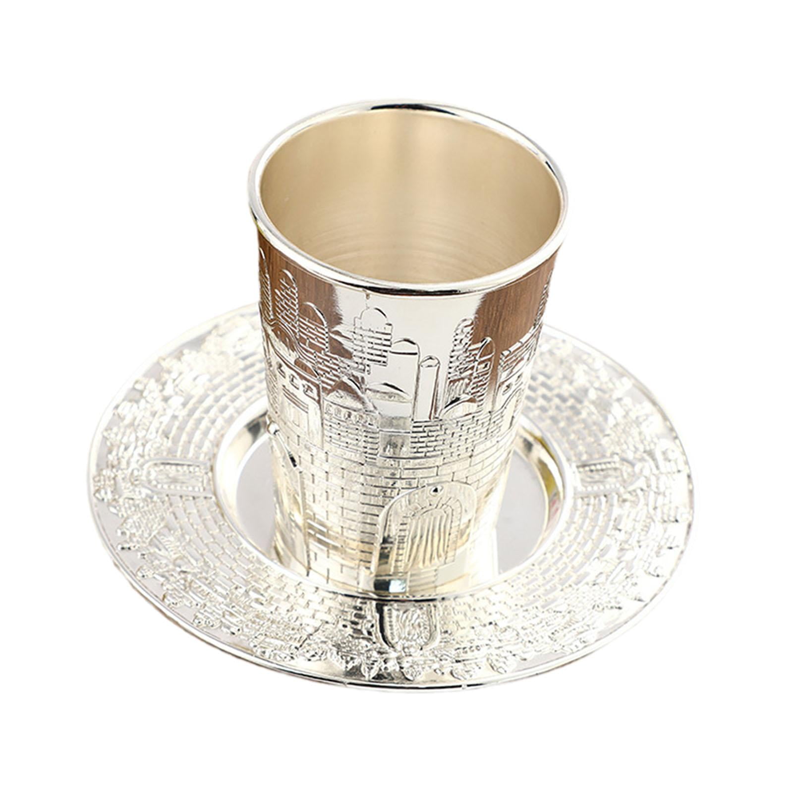 Click here for Tnarru Goblet Elijah Cup With Saucer Home Decorati... prices