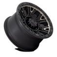 Fuel 1PC Cast Aluminum Rim D824 17X9 6X4.5 M-BLK-DDT 1MM, D82417908750 ...