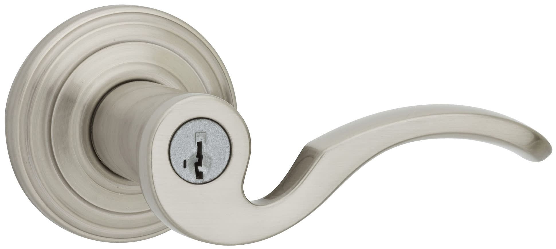 Kwikset 740Brl-S Brooklane Keyed Entry Door Lever Set - Walmart.com