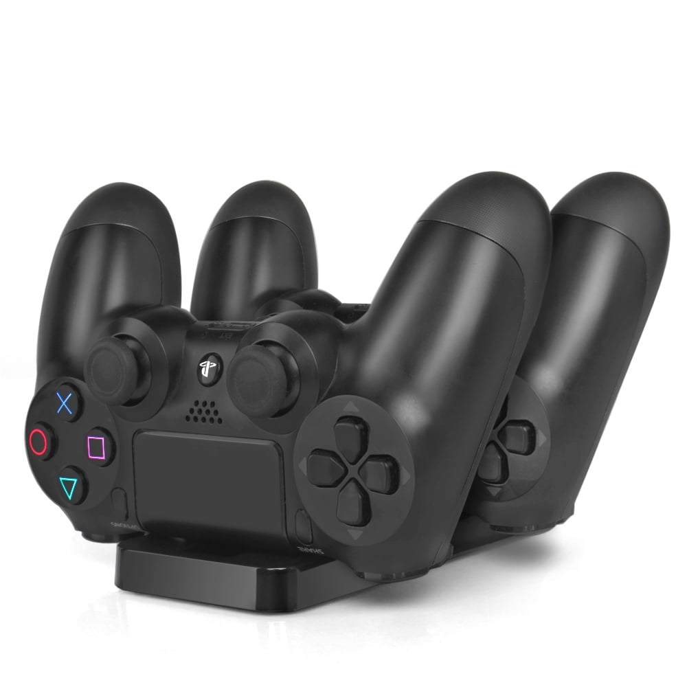 PS4 Charging Station - Dual USB Charger Dock Station Cradle Stand Base ... PS4 Charging Station - Dual USB Charger Dock Station Cradle Stand Base ...