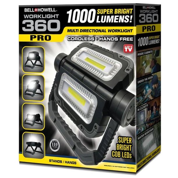 Worklight 360 PRO Waterproof Portable Folding Worklight Heavy-Duty ...