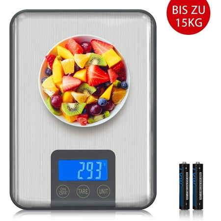 Digital scale Professional electronic scale 15KG, kitchen scale with a ...