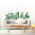 XMMSWDLA Office Wall Decor Tropical Plants Leaves Wall Stickers Home ...