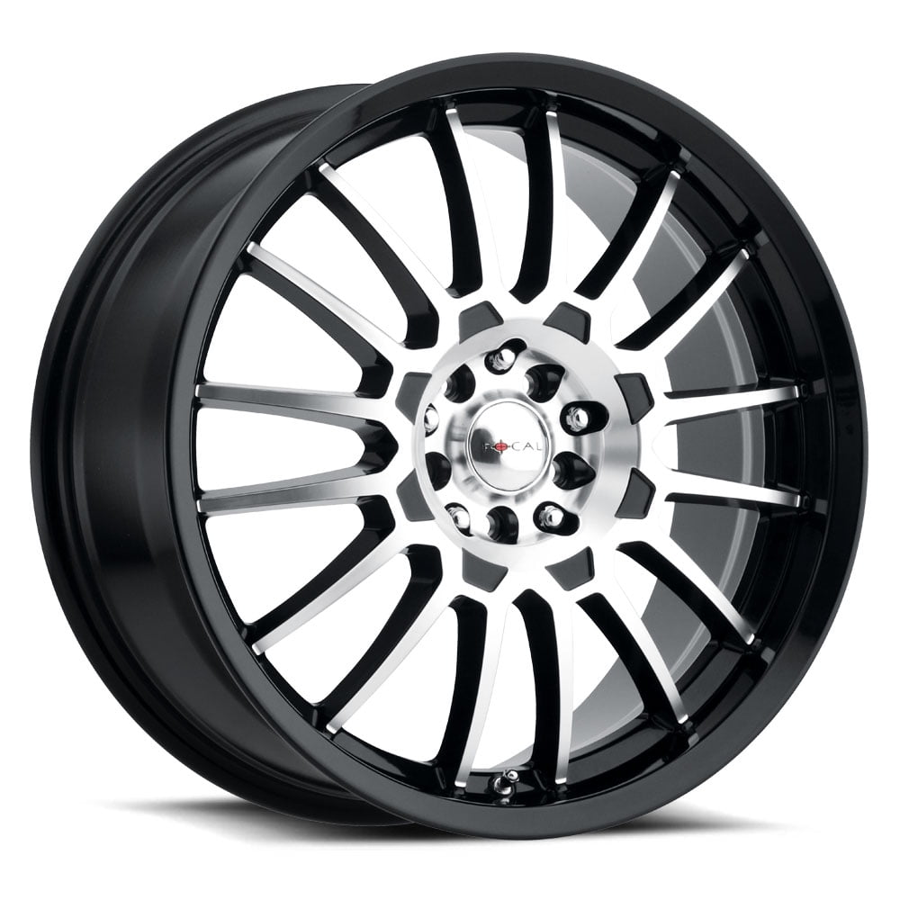 Focal 456U F-56 18x8 5x108/5x115 +40mm Black/Machined Wheel Rim 18 ...