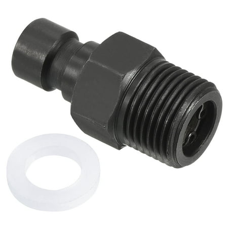 Uxcell M18x1.5mm Male Pipe Fitting Hydraulic Quick Connect Coupler with ...