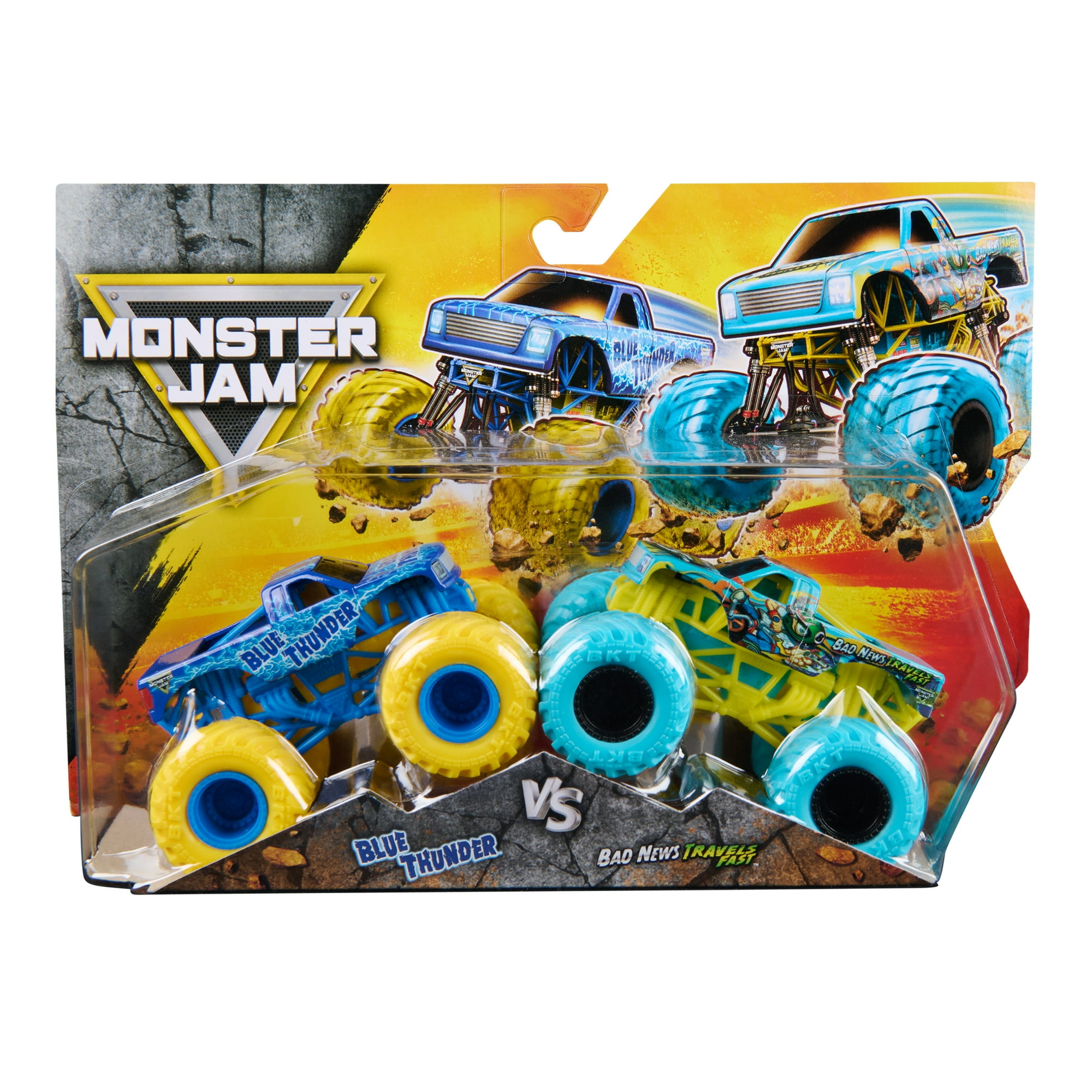 Click here for Monster Jam  Blue Thunder Vs. Bad News Travels Fas... prices