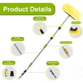 1-Pack 12 ft Telescoping Car Wash Brush with Soap Dispenser, 12-Inch ...