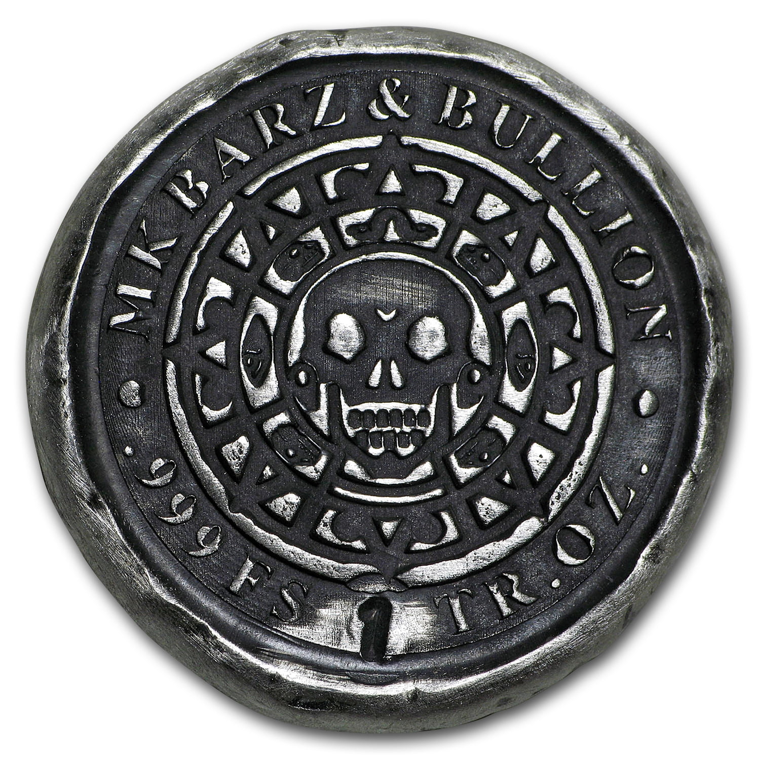 1 oz Hand-Poured Silver Round - Pirates Doubloon - Walmart.com