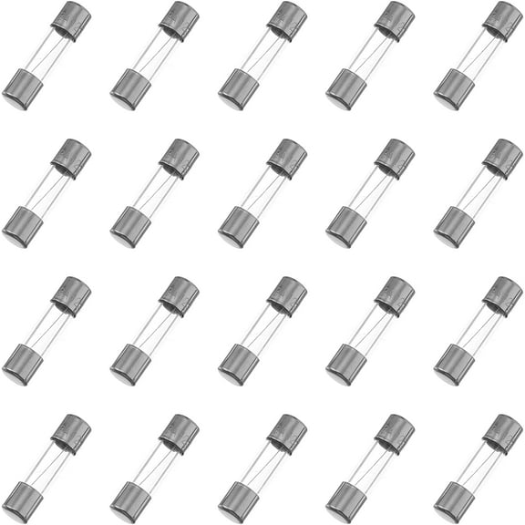 (6 Pack) 5A 125V Fast Blow Fuse, 0.2x0.78 Inch, for Outdoor Lights, Box ...