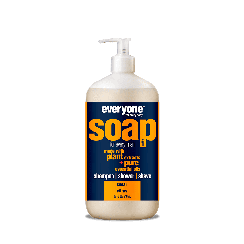 EO Everyone Men's 3-in-1 Soap - Cedar & Citrus (32 oz.) - Walmart.com ...