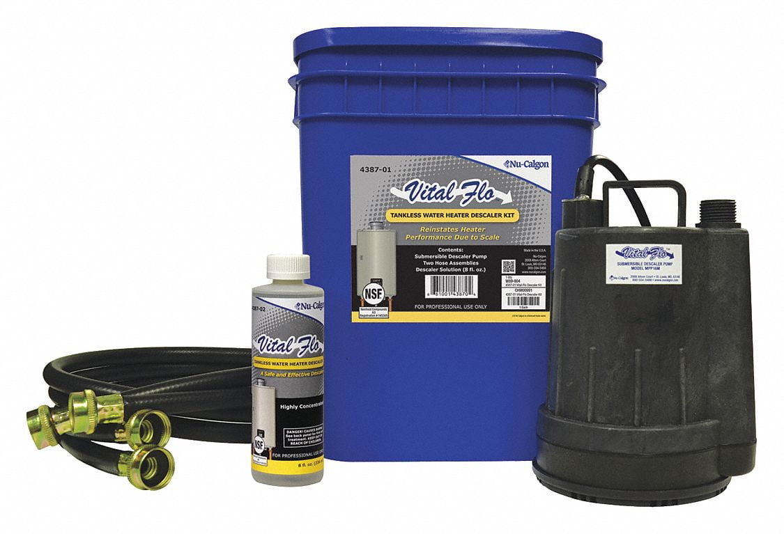 Nu-Calgon Pump & Descaling Kit,8 oz Size 4387-01 - Walmart.com