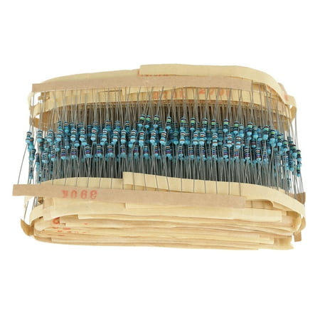 1/4w Resistor 1460Pcs 1/4W Metal Film Resistor Set Assortment Kit 1ohm ...