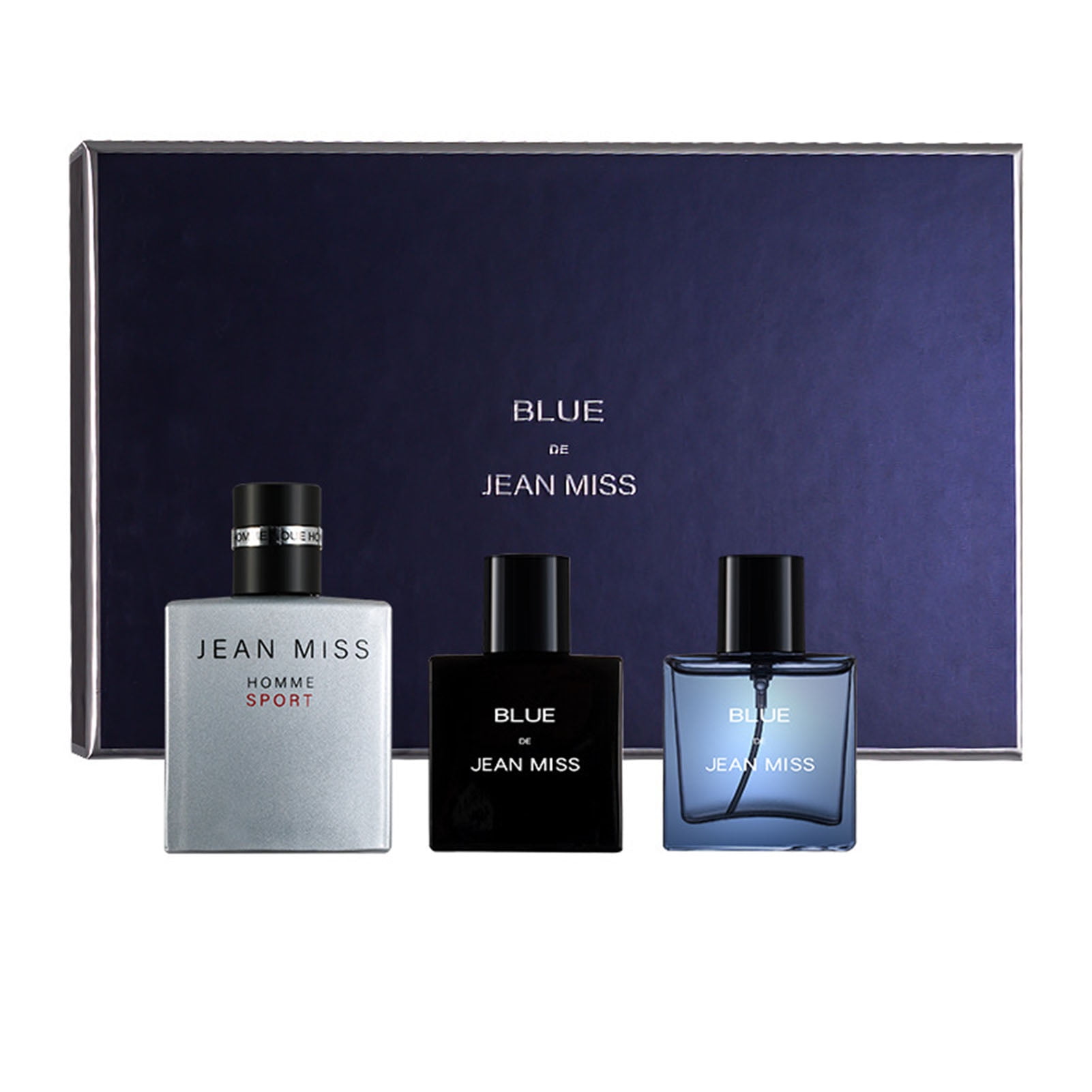 3 Pcs Men's Perfume Set Refreshing Long Lasting Light Scent Parfum Gift ...