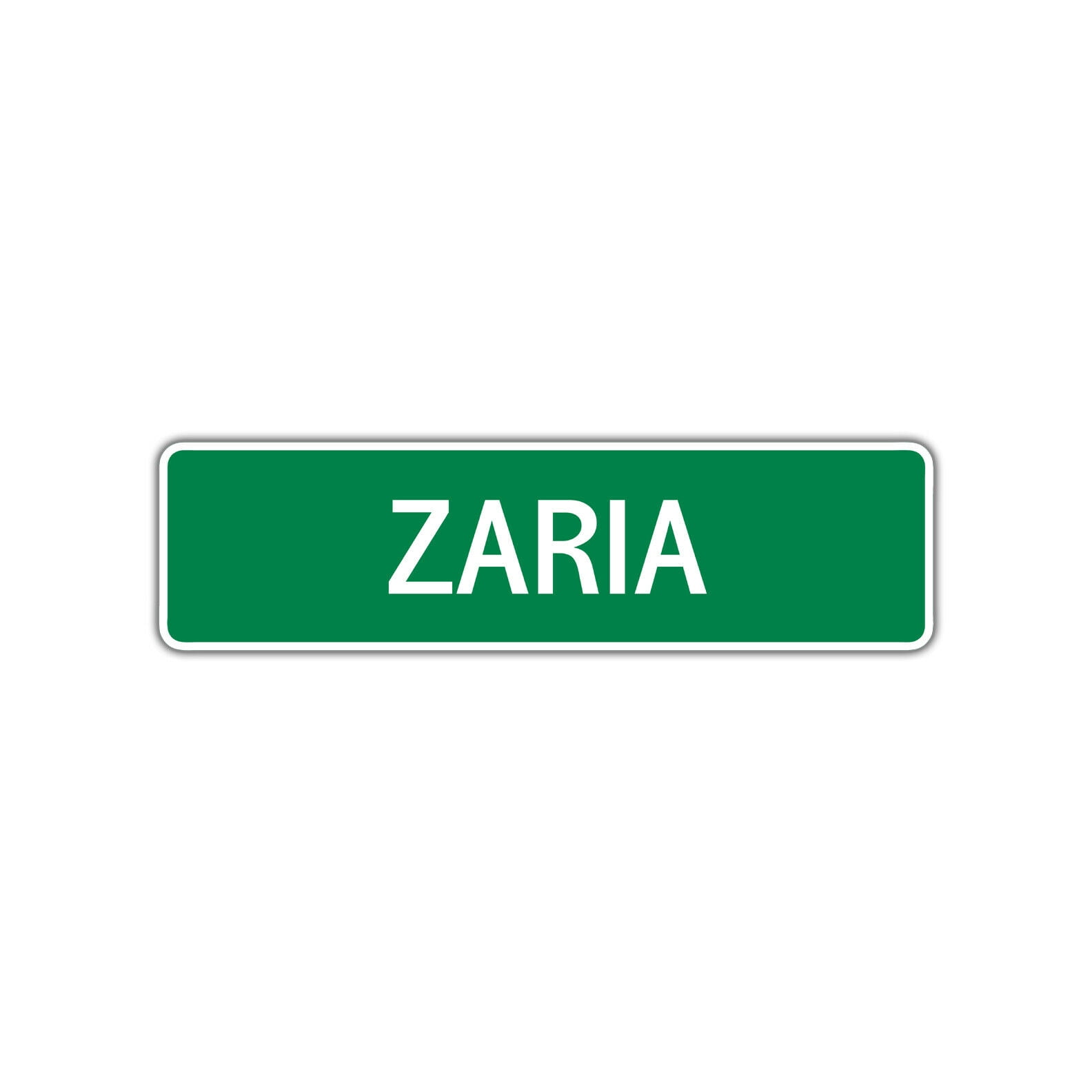 Zaria Girls Children Indoor Outdoor Unique Wall Novelty Name Letter ...