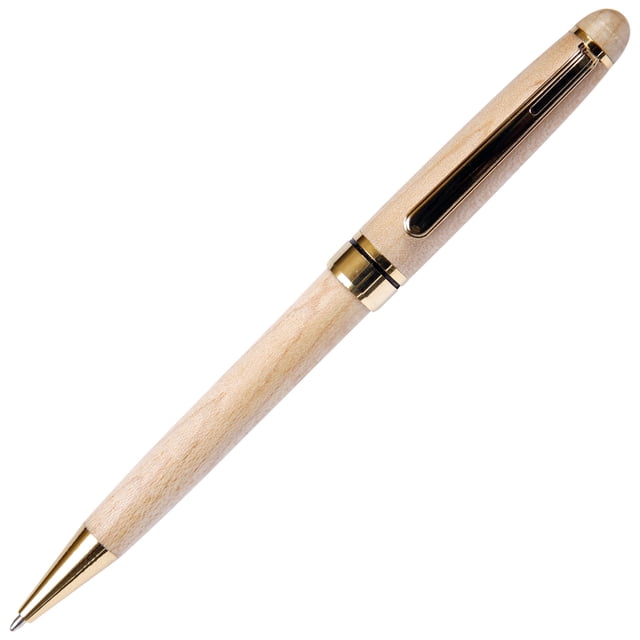 Maple Wood Ballpoint Pen - Medium Tip (Budget Friendly Pen) - Walmart.com