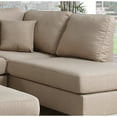 Miekor Furniture Sand Color 3pcs Sectional Living Room Furniture ...