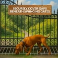 Dig Defence Original Gate Plate with 2 Fence Panels 4 Pk Dog Digging ...