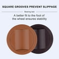4Pcs Furniture Wheel Stopper Rubber Caster Cups Bed Stoppers Furniture ...