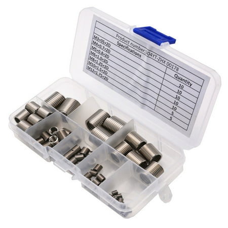 braveheart 60Pcs Screw Sleeve Kit 304 stainless steel screw sleeves ...