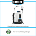 HART 20-Volt 4 Gallon Chemical Sprayer (Battery Not Included) - Walmart.com
