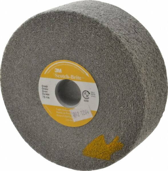 3M 6" Diam, 2" Face Width, 1" Center Hole, Fine Grade, Silicon Carbide ...