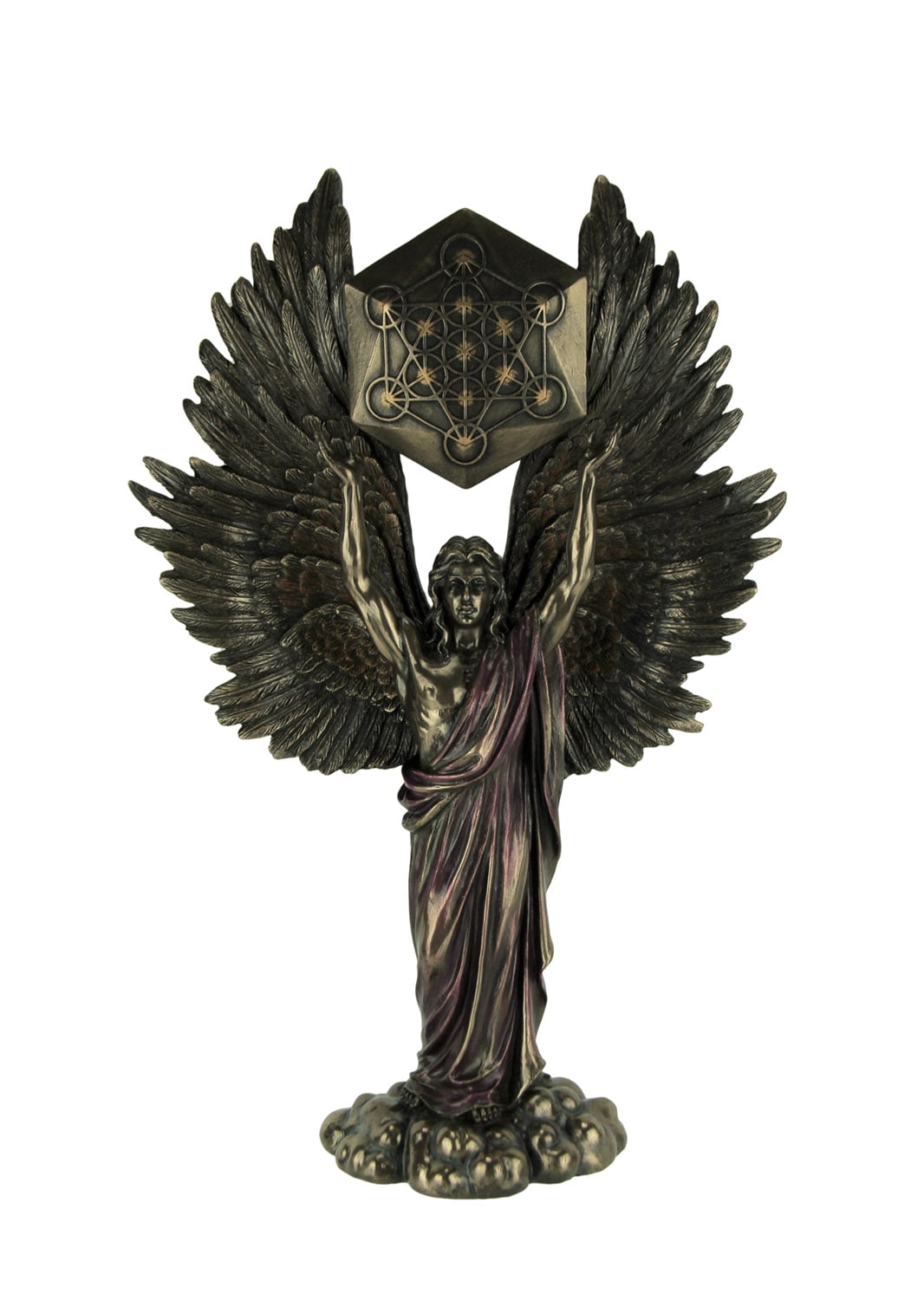 Veronese Design Archangel Metatron Holding Up Sacred Geometry Cube ...