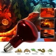 MCLANZOO 2 Pack 100W Reptile Heat Lamp Bulb Infrared Basking Spot Heat ...